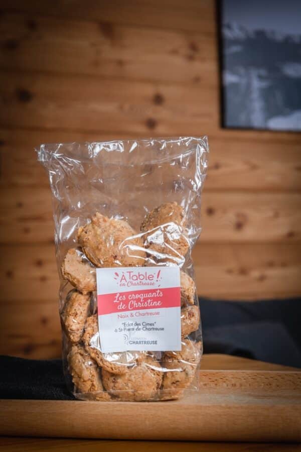 Croquants noix et Chartreuse | La boutique Destination Chartreuse