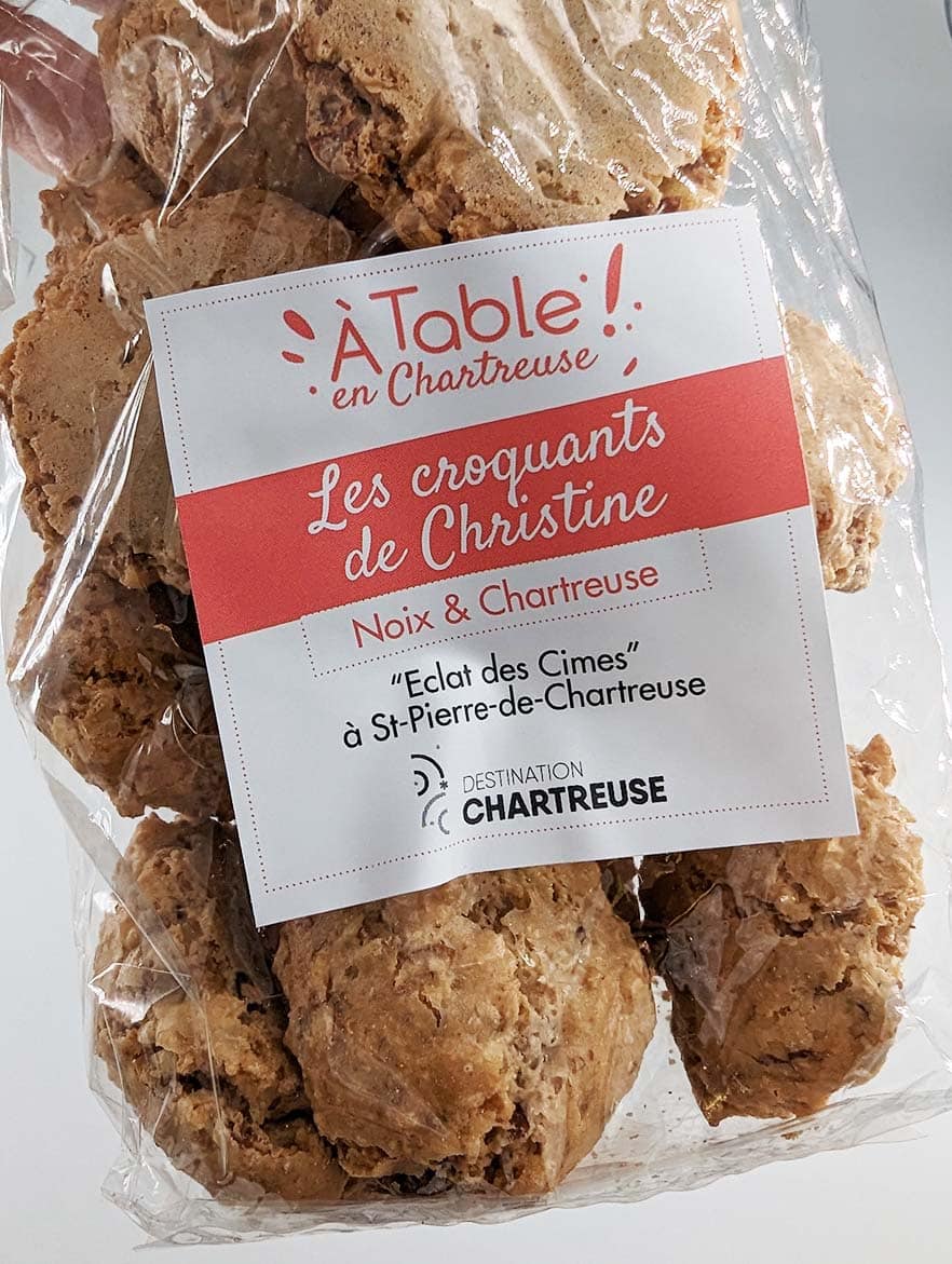 Croquants noix et Chartreuse | La boutique Destination Chartreuse